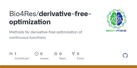 Github Bio4resderivative Free Optimization Methods For Derivative