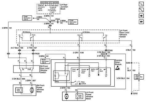 Power Window Switch Wiring Diagram