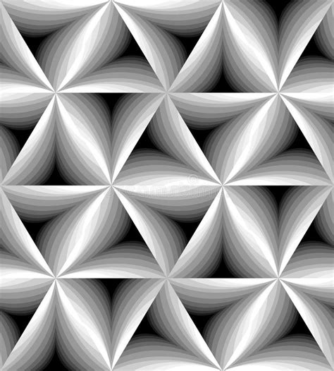 Seamless Visual Circles Geometric Pattern Stock Illustration Illustration Of Grid