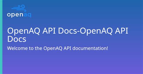 Openaq Api Docs Openaq Docs