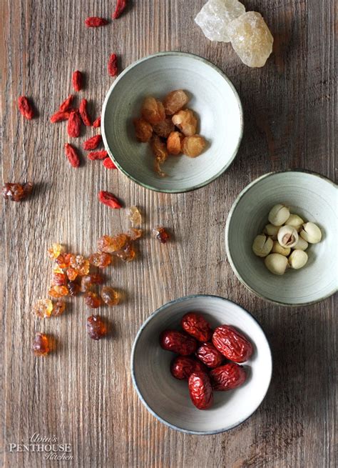Alvins Penthouse Kitchen Peach Gum Dessert Soup With Red Dates