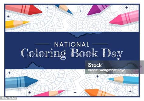 8월 2일 내셔널 컬러링 북 벡터 일러스트레이션은 플랫 만화 손으로 그린 배경 템플릿에 이미지를 그리기 위해 색연필로 그려집니다