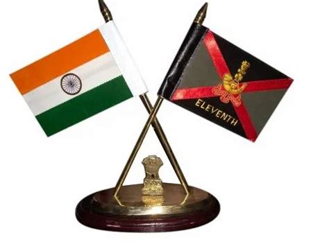 Brass Pole 6 X 4inch Indian Army Table Flag At ₹ 1850 Piece In Malerkotla Id 23510271712