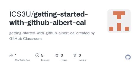Github Ics3ugetting Started With Github Albert Cai Getting Started With Github Albert Cai
