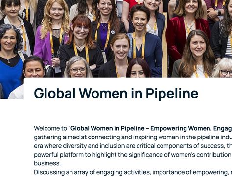Global Women In Pipeline PODS Pipeline Open Data Standard Association