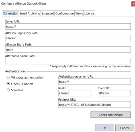 Alfresco Docs Upgrade Outlook Integration