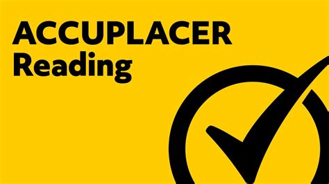 Accuplacer Reading Comprehension Accuplacer Study Guide Youtube