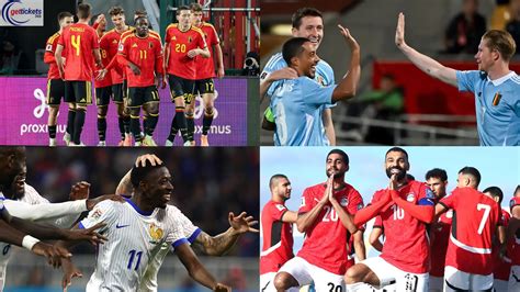 Belgium Vs Egypt Fifa Unveils World Cup 2026 Plan And Match Schedule