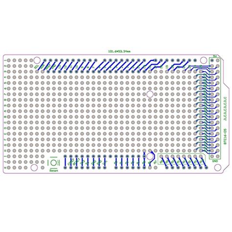 pcb prototype for arduino mega 2560 r3 shield board ขาย arduino