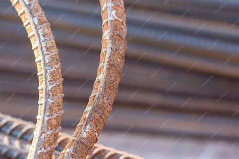 Premium Photo Close Up Steel Rebar For Reinforcement Concrete