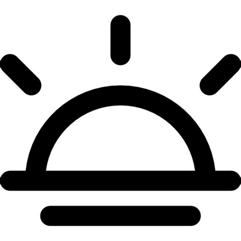 Sunrise Sunset Icon At Getdrawings Free Download