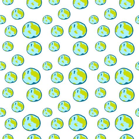 Earth Pattern Illustration Vector On White Background 13821047