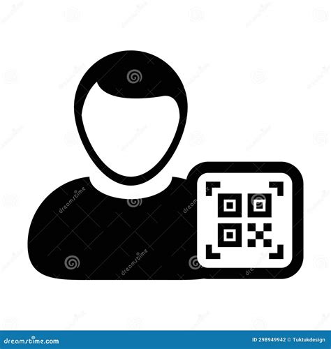 Biometric Profile Symbol Authentication Verification Vector Illustration