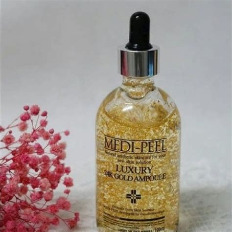 MEDI-PEEL Luxury 24K Gold Ampoule 100ml Korean Cosmetic Beauty Womens ...