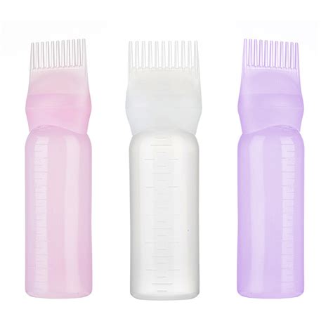Root Comb Applicator Bottle 160ml For Salon Color Lelote