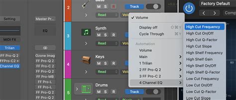 How To Use Automation In Logic Pro