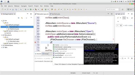 102 Java Swing Gui Jmenu كورسات بالعربي