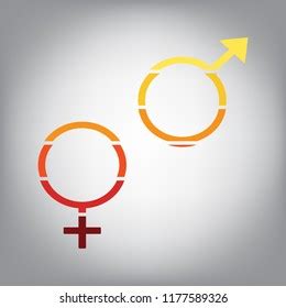 Sex Symbol Sign Vector Horizontally Sliced Stock Vector Royalty Free Shutterstock