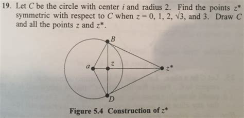 Solved Let C Be The Circle With Center I And Radius Find Chegg