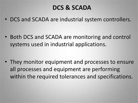 PPT DCS SCADA PowerPoint Presentation Free Download ID 6880362