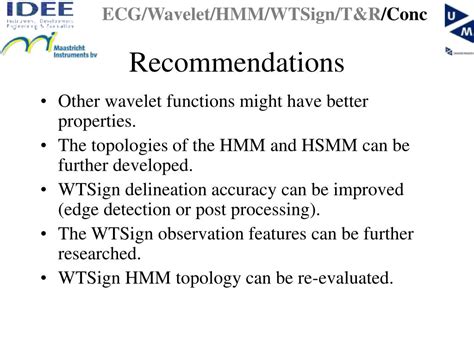 ppt an approach to ecg delineation using wavelet analysis and hidden