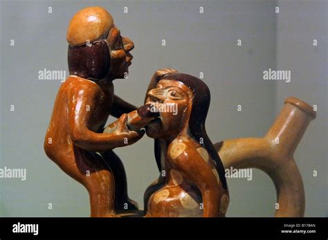 Inca Ceramic Figures Showing People Having Sex Larco Museum Lima Peru