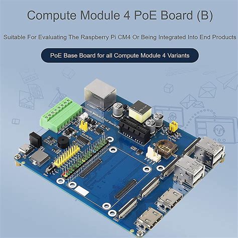 Placa Base De Io Usb30 Diseñada Para Evaluar Raspberry Pi Compute