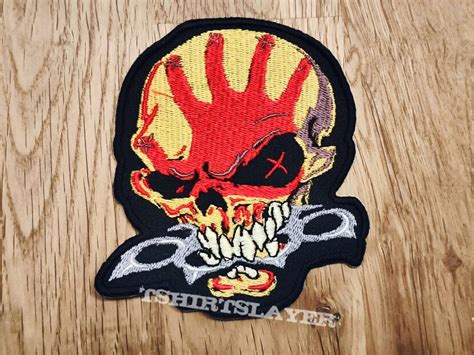 Five Finger Death Punch Knucklehead Patch Tshirtslayer Tshirt And