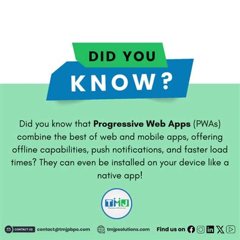 Tmjp Bpo Services Inc On Linkedin Webdevelopment Pwas Progressivewebapps Techtrivia