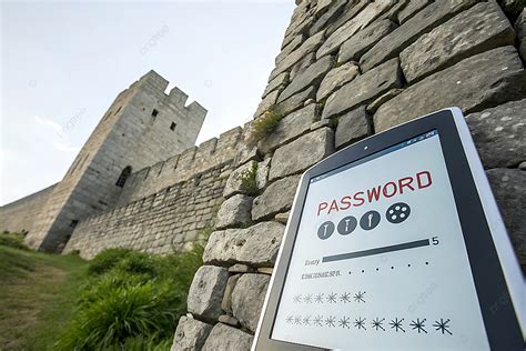 Strong Passwords As Fortress Wall Against Cyber Threats In Visual