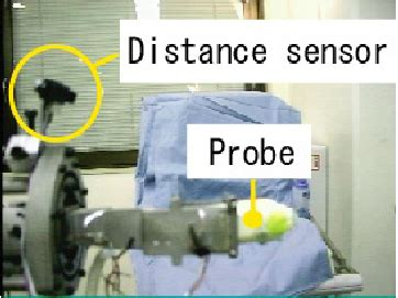 Distance Sensor To Detect The Distance Between The Probe And The Download Scientific Diagram