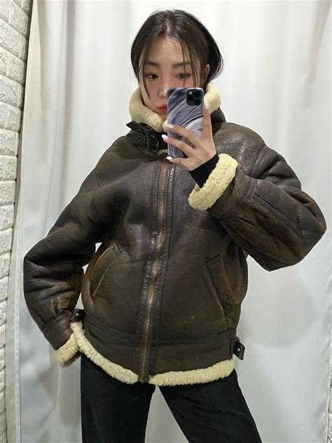 빈티지 B 3 무스탕 자켓 후루츠패밀리