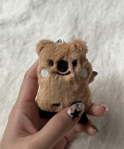 🤎보기만해도 힐링이 되는🤎 쿼카 삼형제 인형키링 열쇠고리 가방고리 에이블리