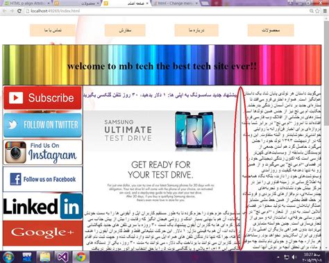 html in my layouting with div tag sth is wrong stack overflow