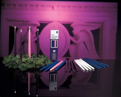Advent Tapers For Home Use A M Religious Ts Church Supply Liturgical Goods Fuchs Church Supply