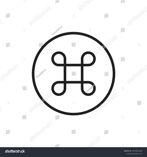 Cmd Command Icon Simple Thin Outline Stock Vector Royalty Free 2575424239 Shutterstock