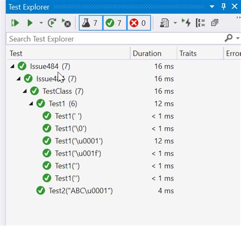 Cannot Run An Individual Test Whose Testcase Parameter Contains Characters From The Range U