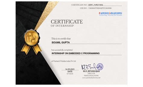 Ive Gained A Lot Of Knowledge About Embedded C Programming And Ill Use It To Advance My