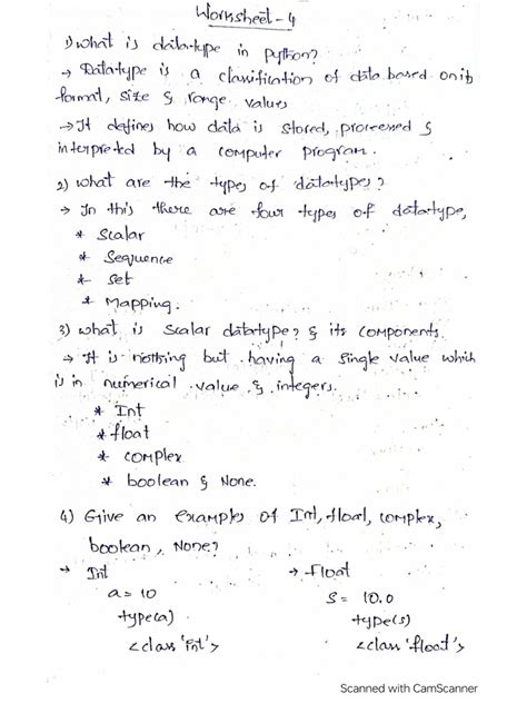 Ques On Data Types Concept Pdf