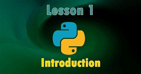 Python Tutorial Lesson 1 Introduction Rprogramming