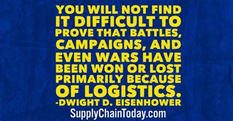 Logistics Quotes Supply Chain Today