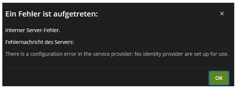 Problem SSO Login Don T Work Because No Identity Provider Are Set Up For Use Community