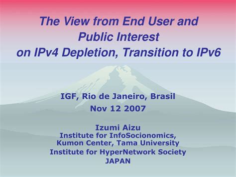 PPT From IPv To IPv Challenges And Opportunities PowerPoint Presentation ID