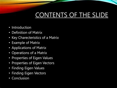 Eigen Values And Eigen Vectors Ppt World Ppt