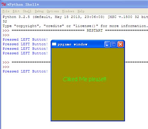 pygame系列 mouse鼠标事件 Hongten 博客园