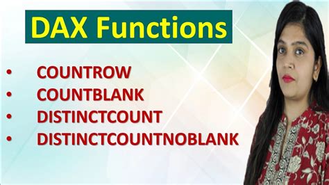 Countrow Countblank Distinctcount Distinctcountnoblank Functions In Power Bi Power Bi