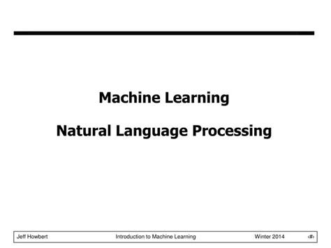 ppt machine learning natural language processing powerpoint