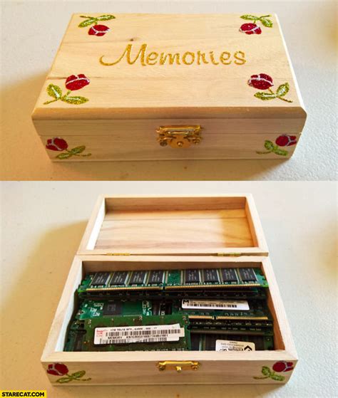 Memories Box With Ram Modules Inside