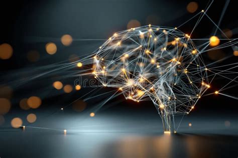 Concept of Artificial Intelligence Represented As a Brain Made of ...