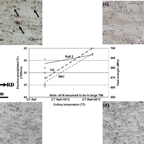 Effect Of The Coiling Temperature On The Microstructure The